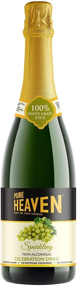 Pure Heaven Sparkling Fruit Juice 750ml Fruit white Grape