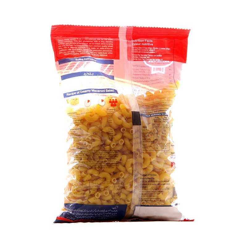 Kolson Large Elbow Macaroni 400gm