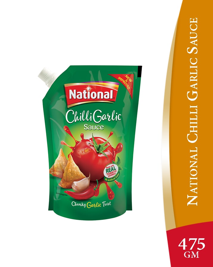 National Chilli Garlic Sauce Mirchi Lehsan Ki Chatni 475gm