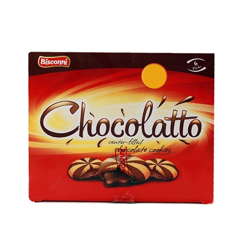 Pack Of 6 Bisconni Chocolatto Half Roll
