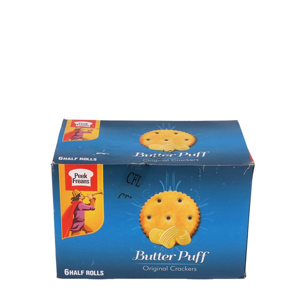 BUTTER PUFF CRACKER MINI HALF ROLL ORIGINAL 6pcs