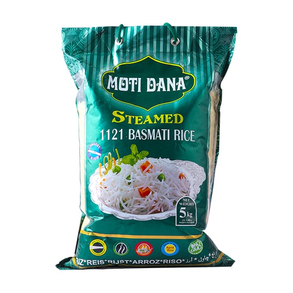 Moti Dana Steam Rice Chawal 5kg