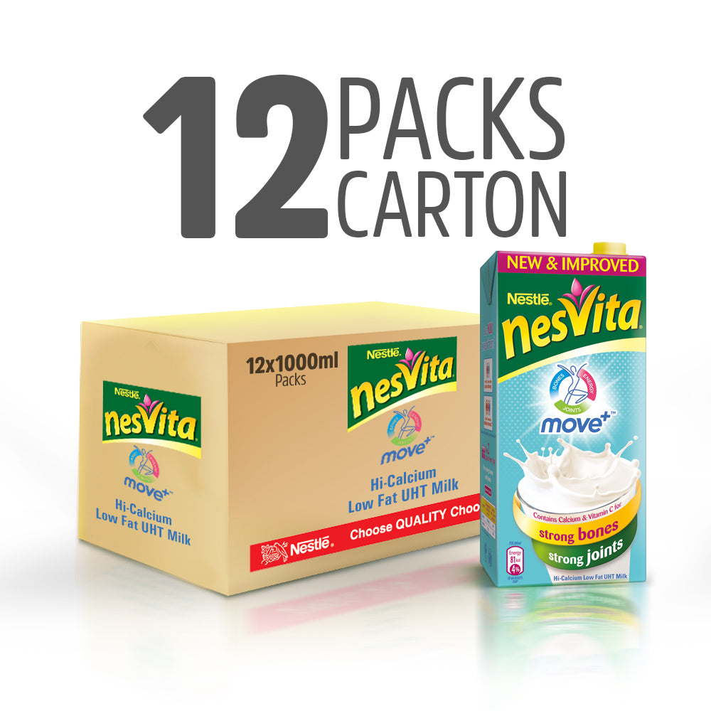 NESTLE NESVITA MILK 1 LITRE 12 Pack